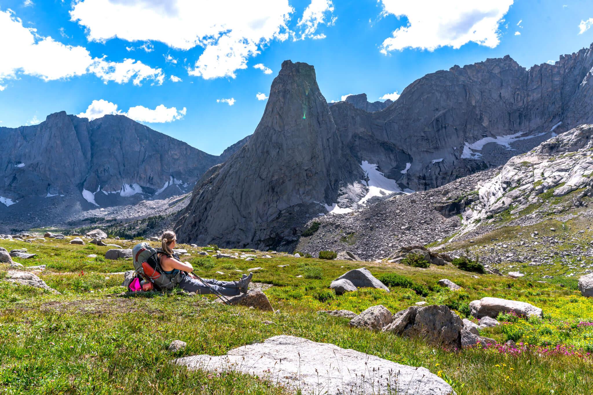 Backpacking Cirque of the Towers in the Wind River Range